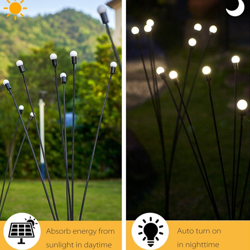 Waterproof Solar Powered Firefly Lights | Make your outdoor space glow ...